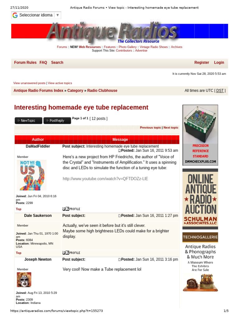 Magic Eye Tube Replacement | PDF | Electrical Engineering | Electrical ...