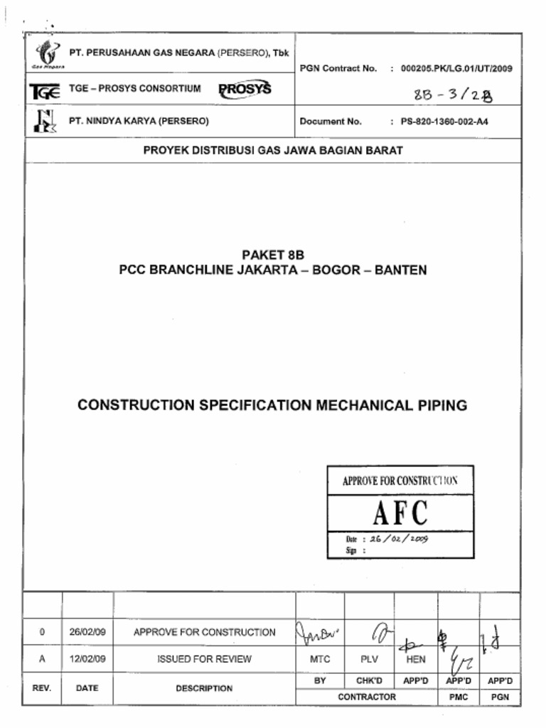 CS. Mechanical Piping Rev.0 | PDF