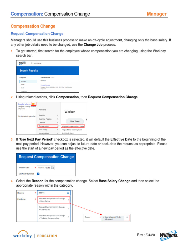 Manager Guide to Compensation Changes | PDF | Salary | Employment