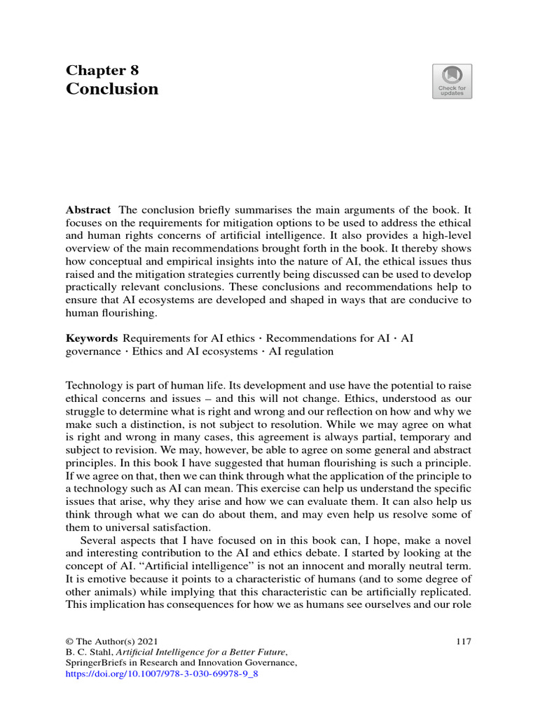 Conclusion | PDF | Artificial Intelligence | Intelligence (AI) & Semantics