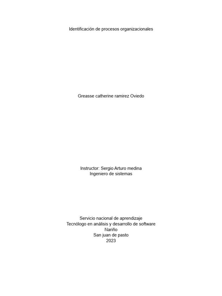 3) MAPAS DE PROCESOS DEL SOFTWARE A CONSTRUIR | PDF