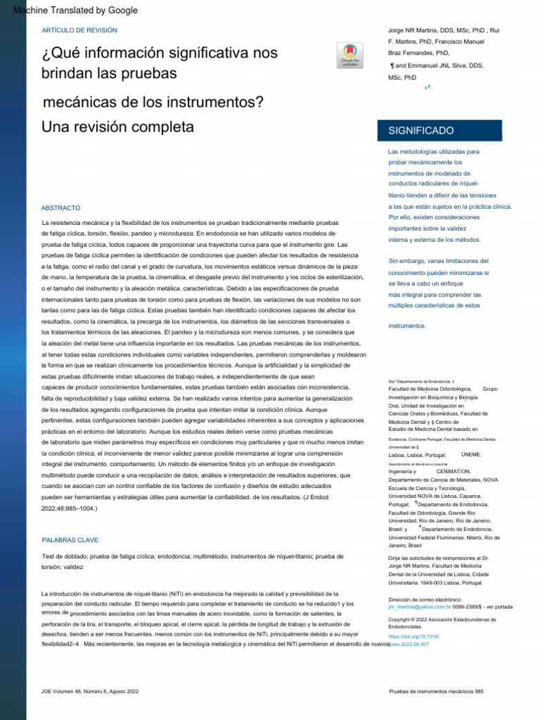 What Meaningful Information Are The Instruments Me | PDF | Fatiga ...