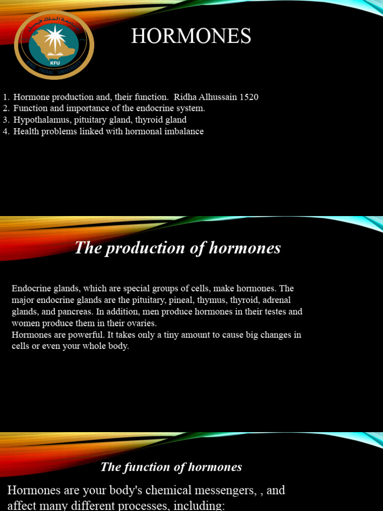 Hormones | PDF | Endocrine System | Hormone