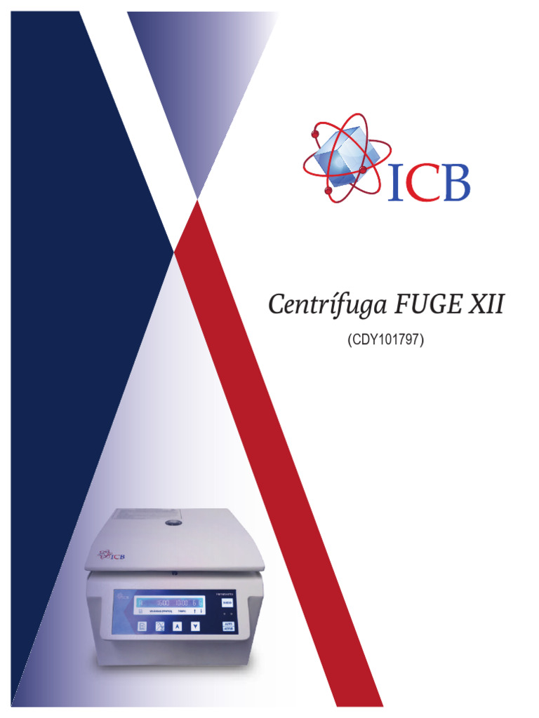 Centrifuga FUGE XII Manual | PDF | Centrífugo | Aceleración