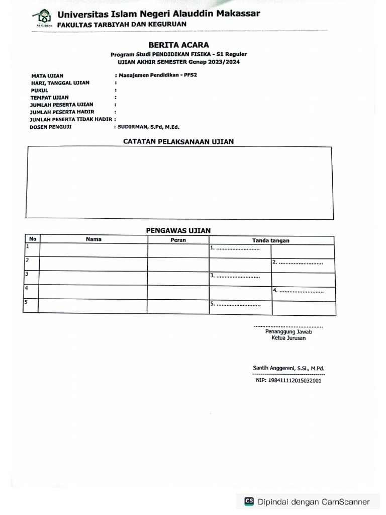 Absen Final Manajemen | PDF
