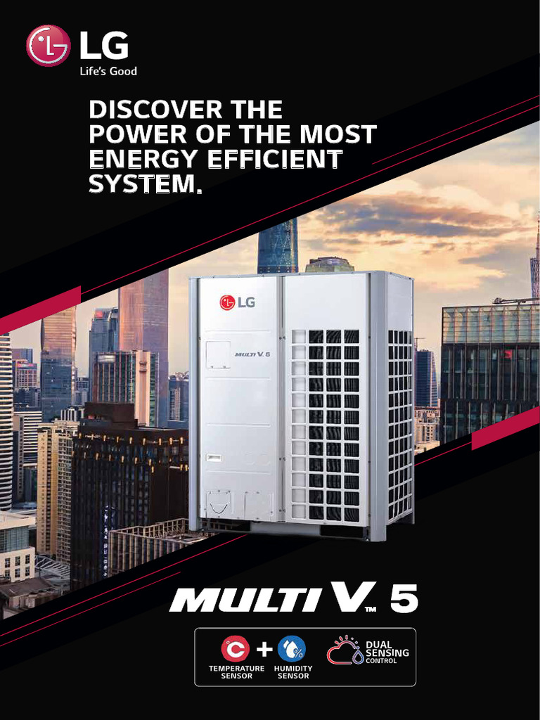 LG Multi v5 VRF | PDF | Heat Pump | Power Inverter