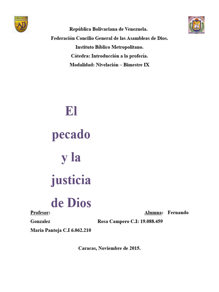 Analisis Del Pecado | PDF | Pecado | Cristo (título)