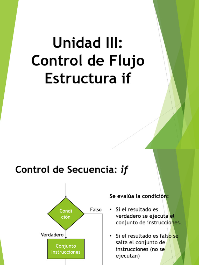 Unidad III-1 - Control de Flujo If | PDF | Python (lenguaje de ...