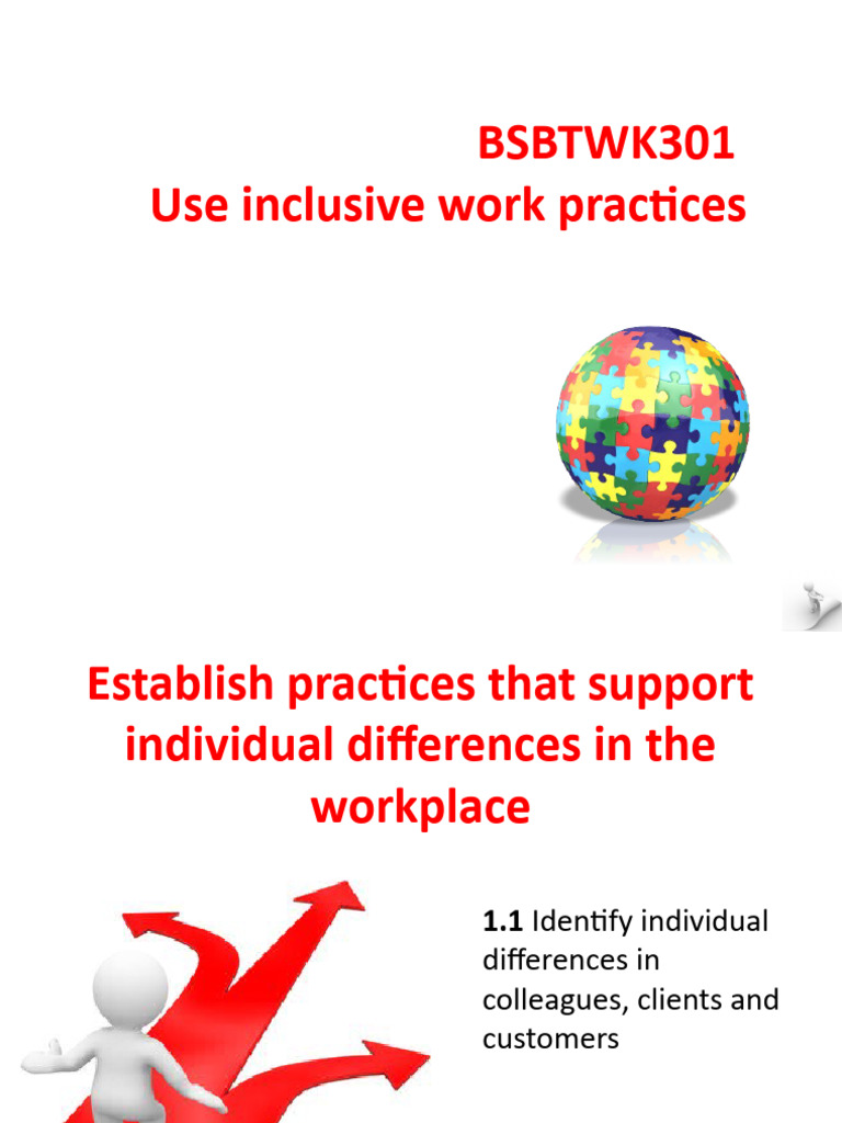 Inclusive Work Practices Guide | PDF | Nonverbal Communication ...