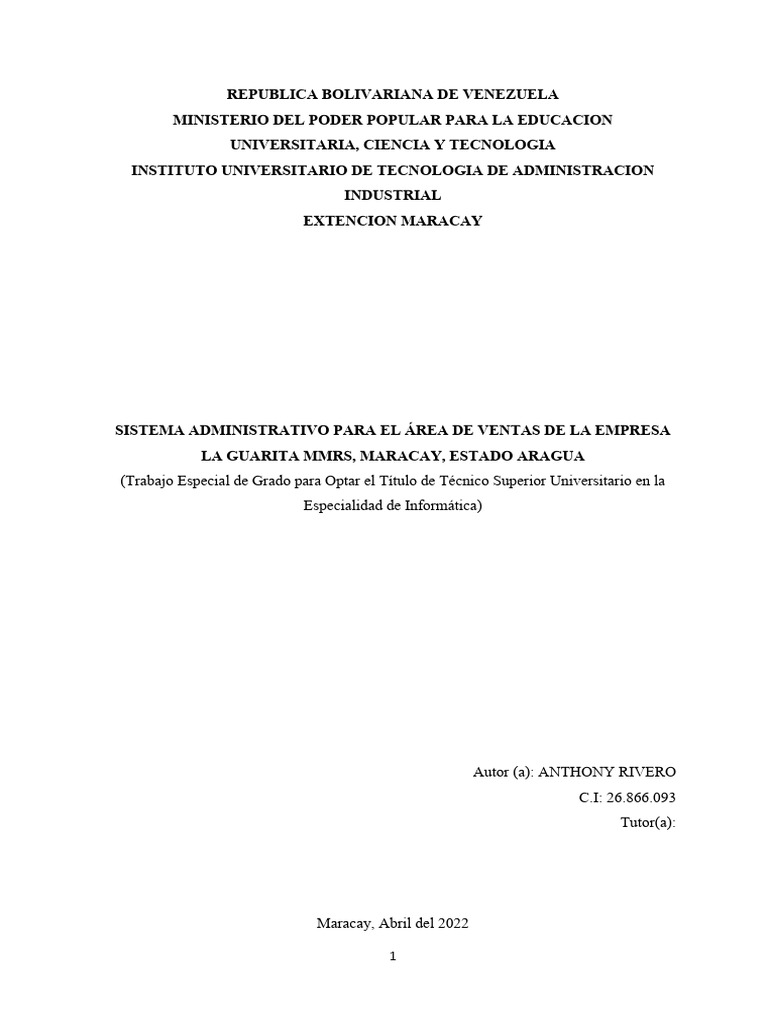 Teg completo | PDF | Software | Bases de datos