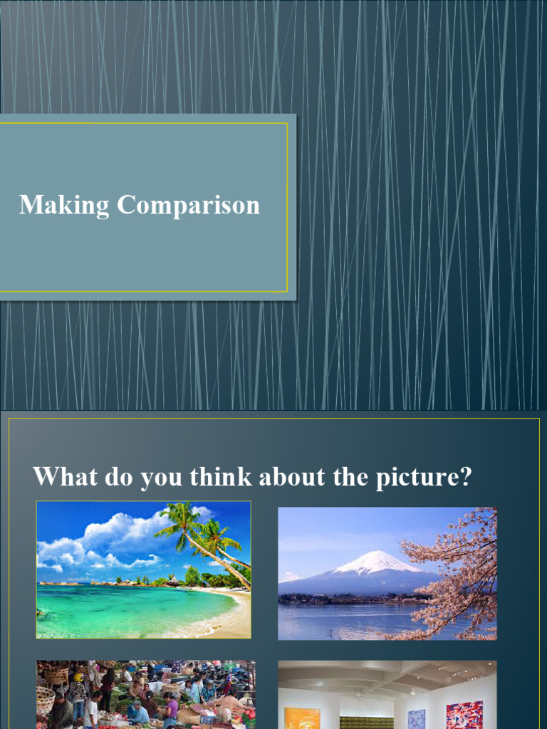 Making Comparison | PDF | Adjective | Linguistic Typology