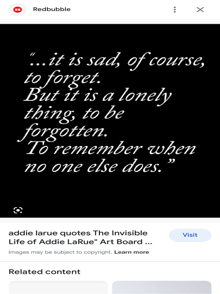 Addie Larue Quotes - Google Search | PDF