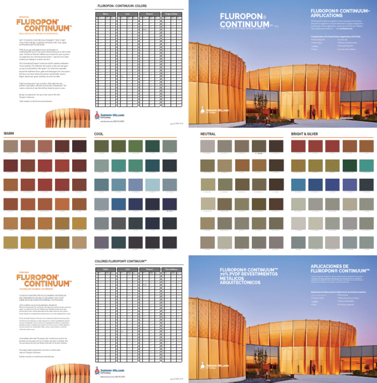 Fluropon Continuum Color Card Digital | PDF