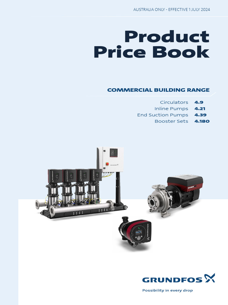 GRUNDFOS GPA Commercial Building Range 2024 | Download Free PDF | Water ...
