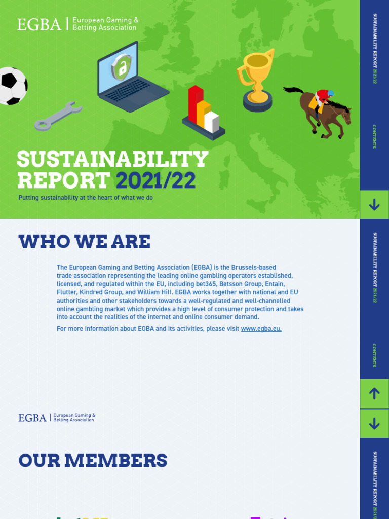 EGBA Sustainability Report 2021 22 | PDF | Business | Social Science