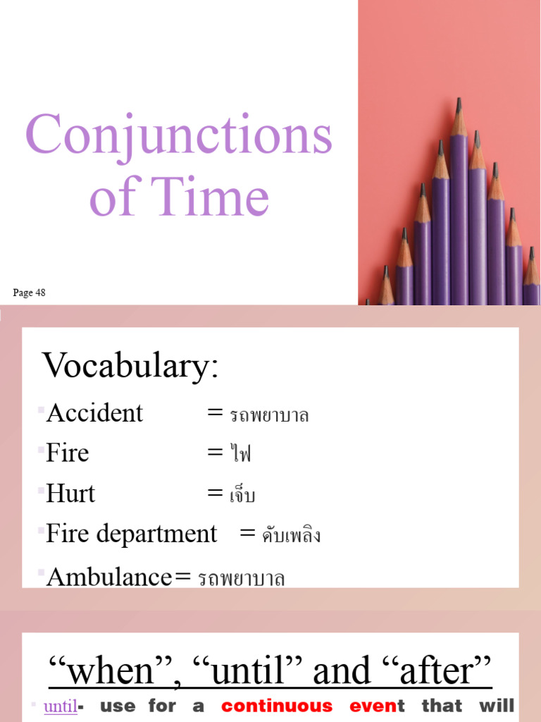 Conjunctions of Time | PDF