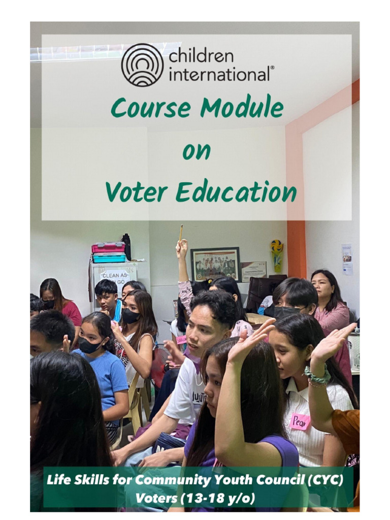 YES Voter's Education Module - 2024 - Feb16 | PDF | Elections ...