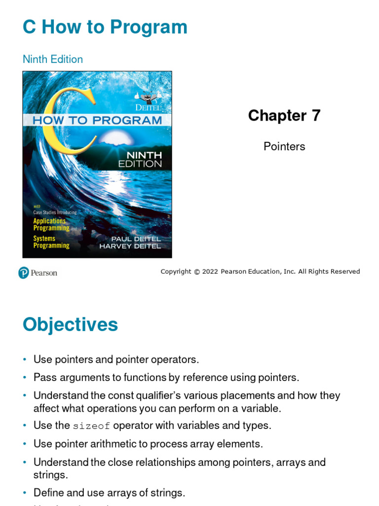 Chtp9 Ch07 Accessible | PDF | Pointer (Computer Programming) | Parameter (Computer Programming)