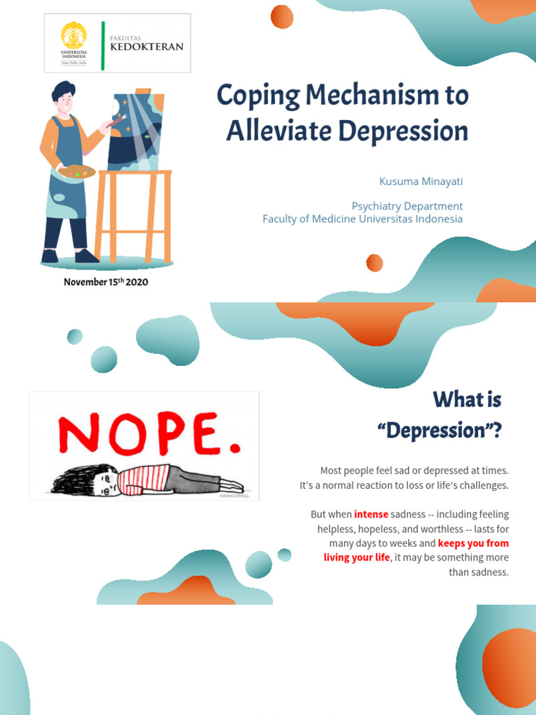 Coping Mechanism To Alleviate Depression | PDF | Major Depressive ...