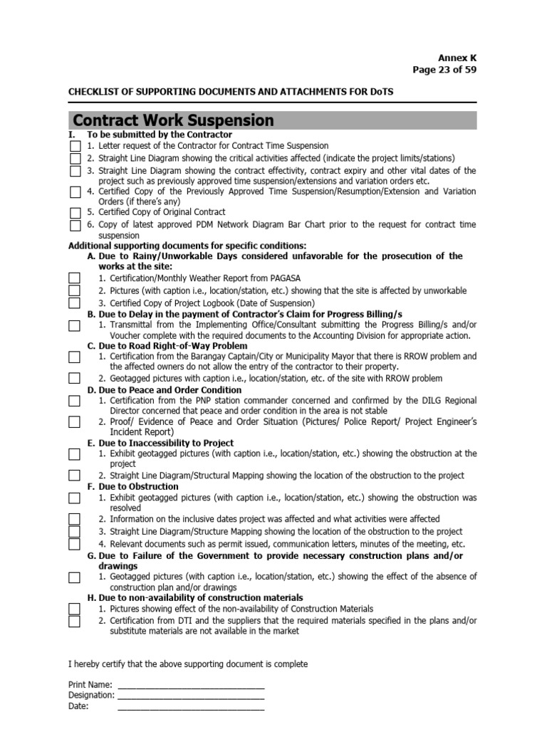 WORK SUSPENSION DOTS | PDF