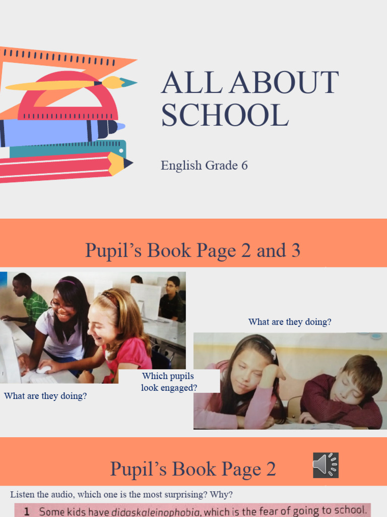 Grade 6 English Activities | PDF | Linguistics