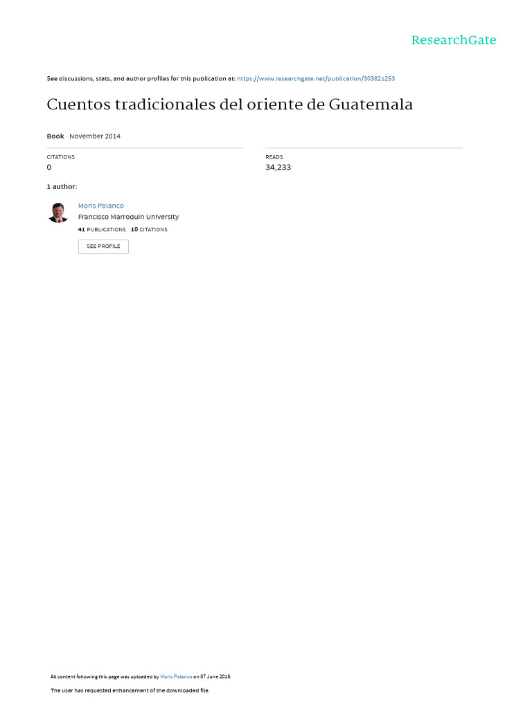 Cuentos Guatemala | PDF