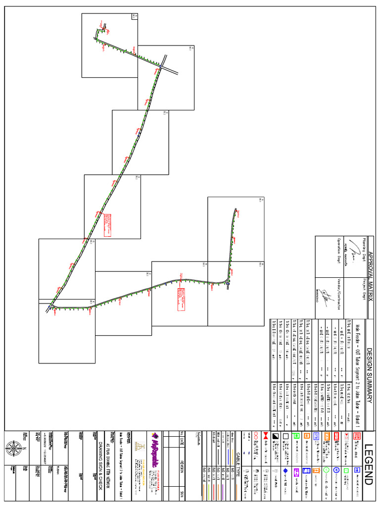 As Plan Drawing PDF Main Feeder Main Feeder - Olt Tuban Segment 2 To ...
