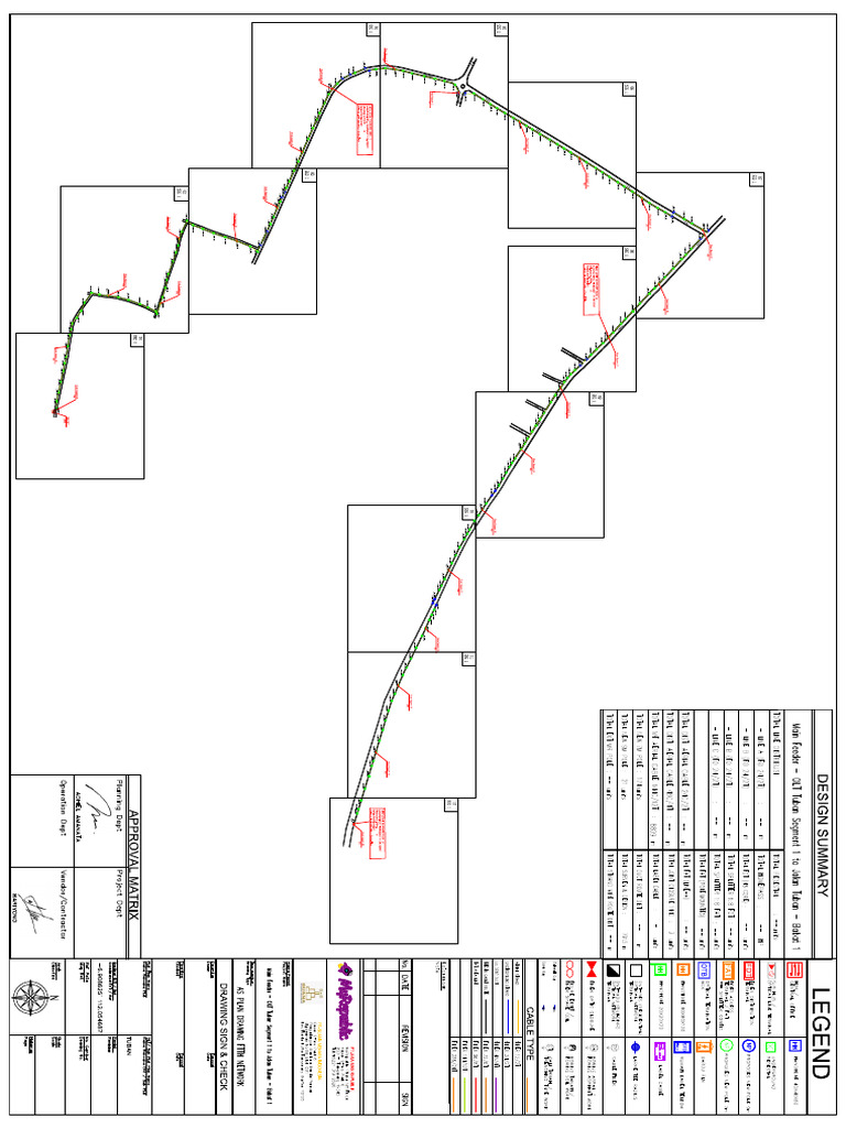 As Plan Drawing PDF Main Feeder Main Feeder - Olt Tuban Segment 1 To ...