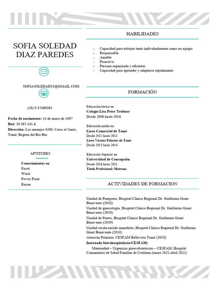 Curriculum Final | PDF | Familia | Infancia