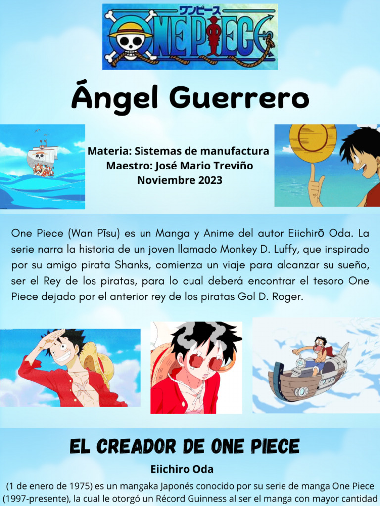 Presentación One Piece - Angel Guerrero | PDF