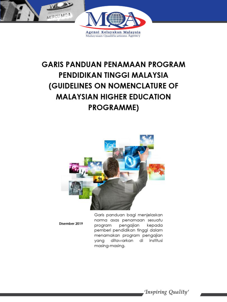 MQA Garis Panduan Penamaan Program | PDF
