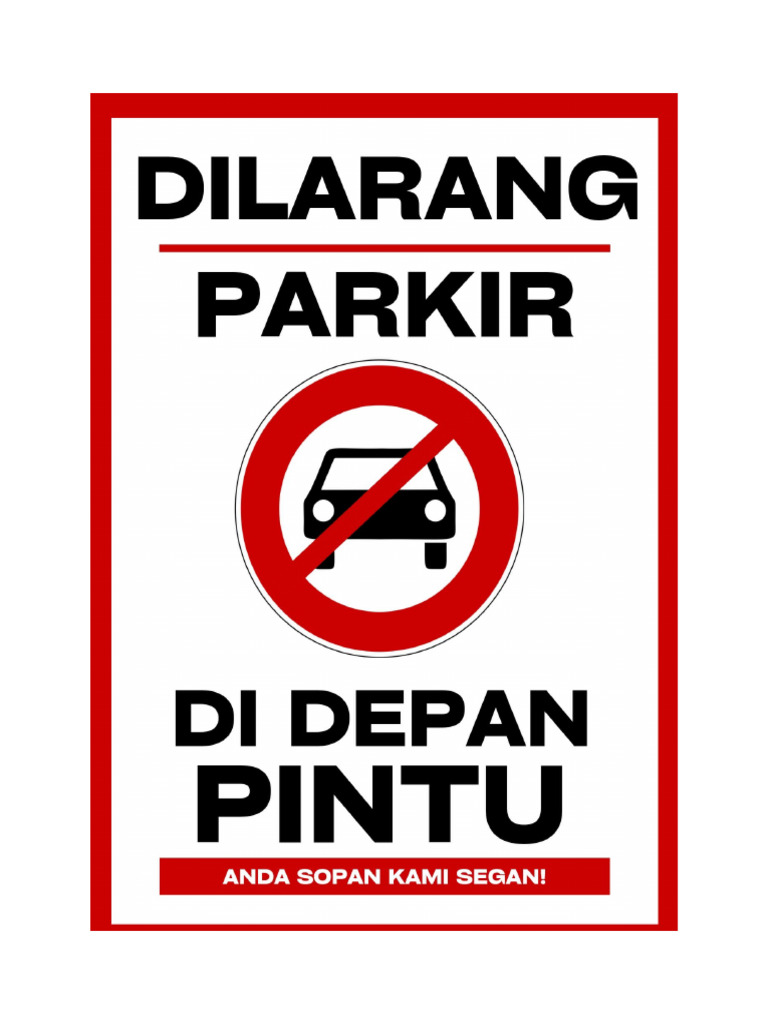 No Parking Mobil | PDF