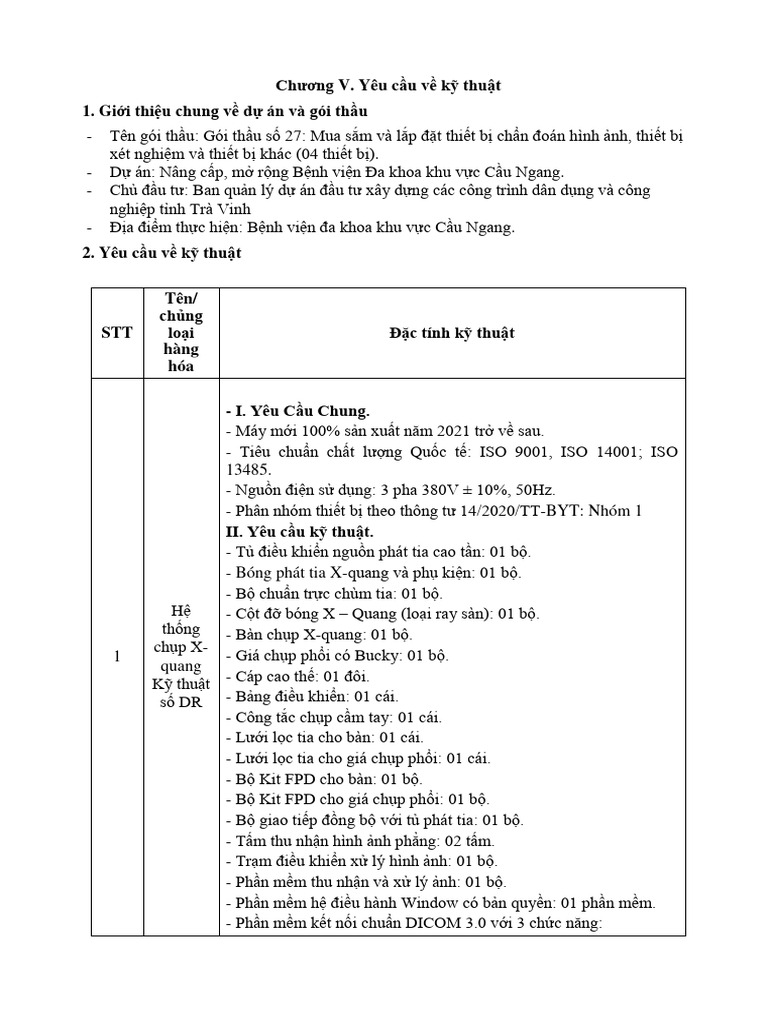 Chuong V Yeu Cau Ve Ky Thuat Goi 27 Pdf