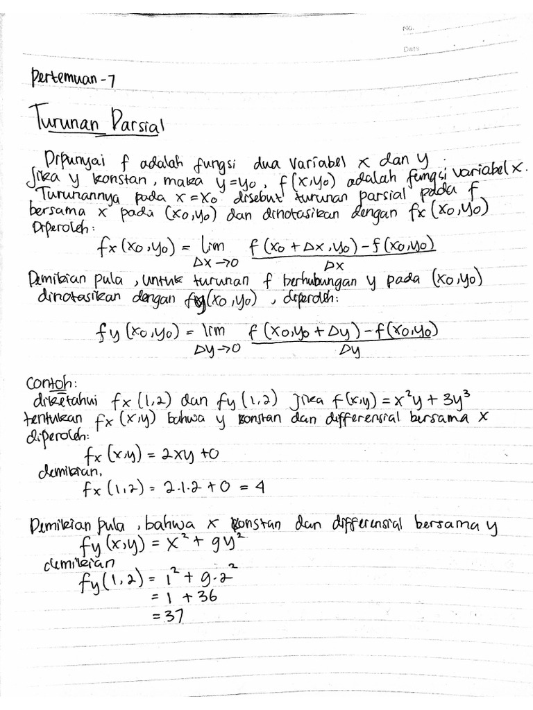 Pert7 Kalkulus | PDF