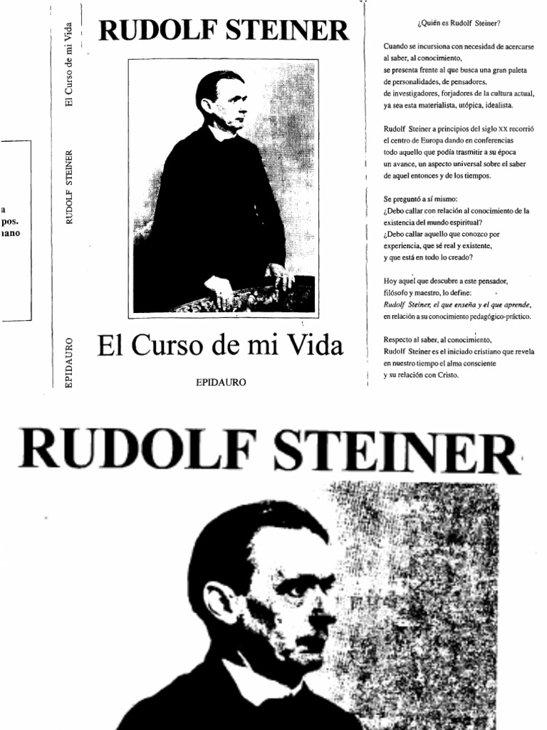 Ga028 El Curso de Mi Vida Autobiografia de Rudolf Steiner | PDF | Rudolf Steiner | Conocimiento