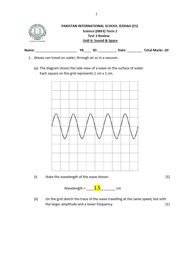 Answer Key Test 3 Review | PDF | Plate Tectonics | Earth