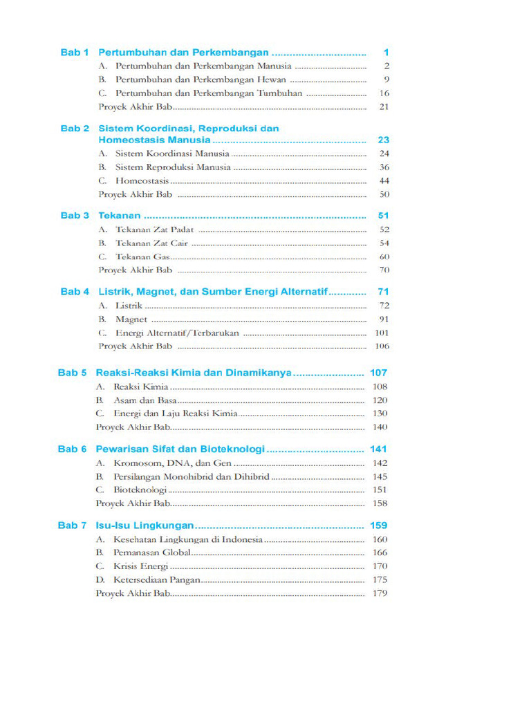 Kerangka Materi Ipa Kelas 9 Gasal Genap KM | PDF