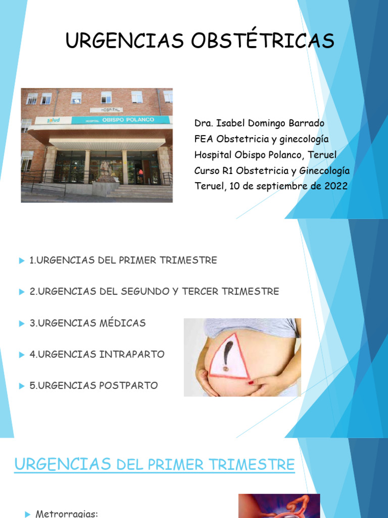 Isabel Domingo Barrado - Complicaciones y Urgencias Obstétricas Más ...