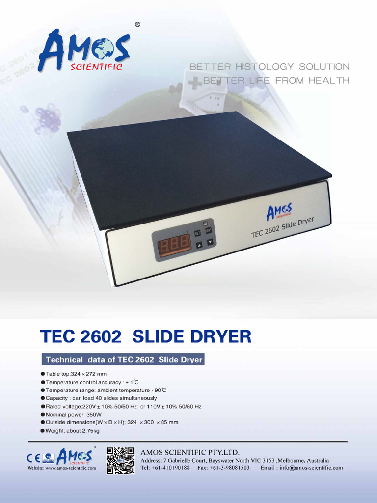 20. Cat. Máy sấy lam - TEC 2602 - Eng | PDF | Technology & Engineering