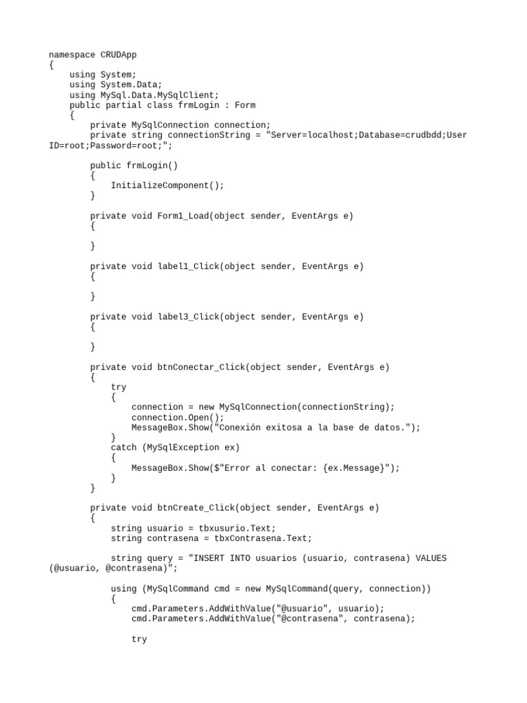 CRUD | PDF | Computer Programming | Computing CRUD | PDF | Computer Programming | Computing