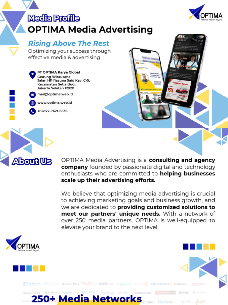 OPTIMA Media Advertising - Profile | PDF | Online Advertising | Advertising