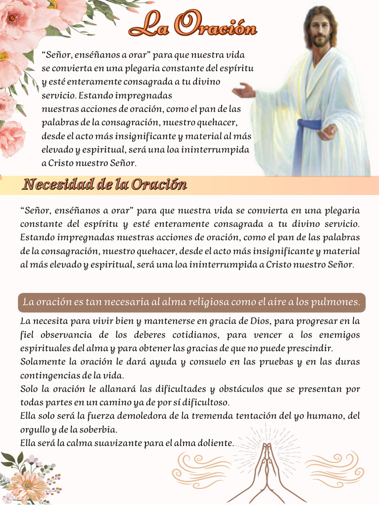 La Oración | PDF | Oración | Creencia religiosa y doctrina