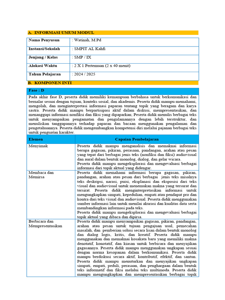 MA Bab IV Kegiatan 4a Dan 4b | PDF | Karier & Perkembangan