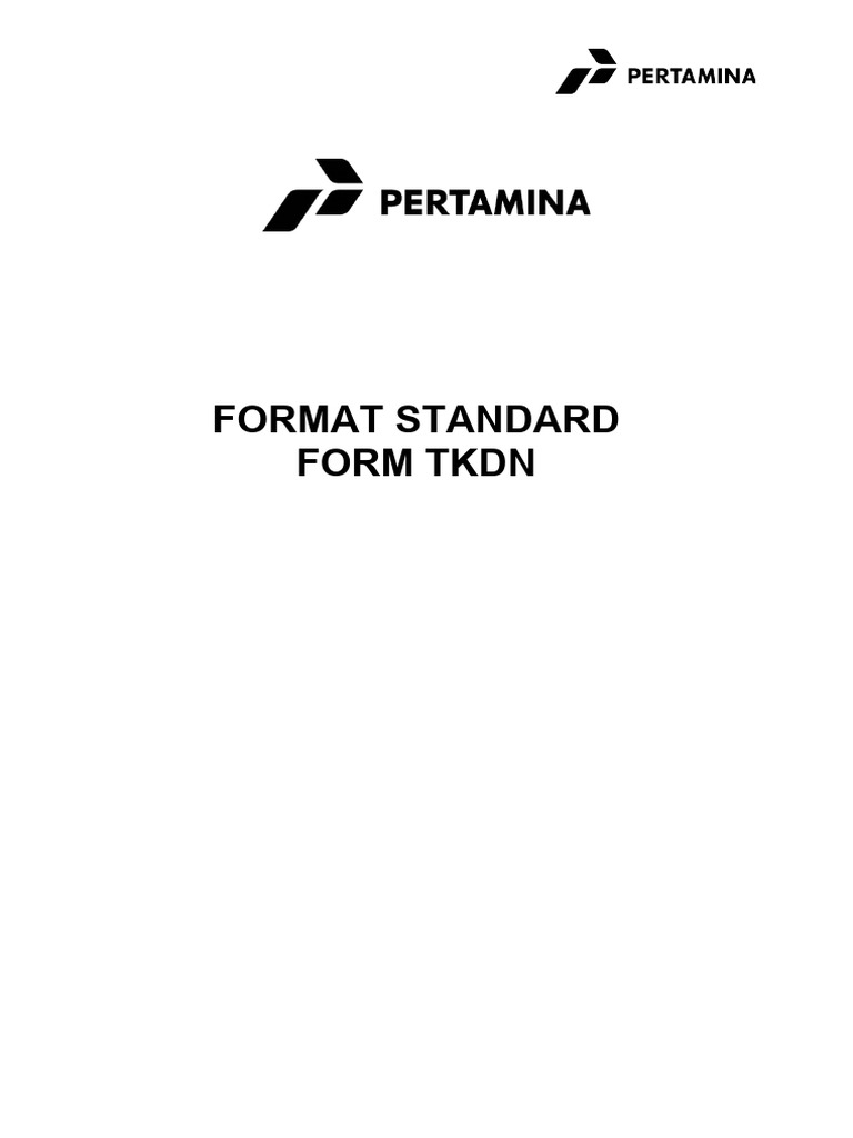 Format Standard Form TKDN 2024 | PDF