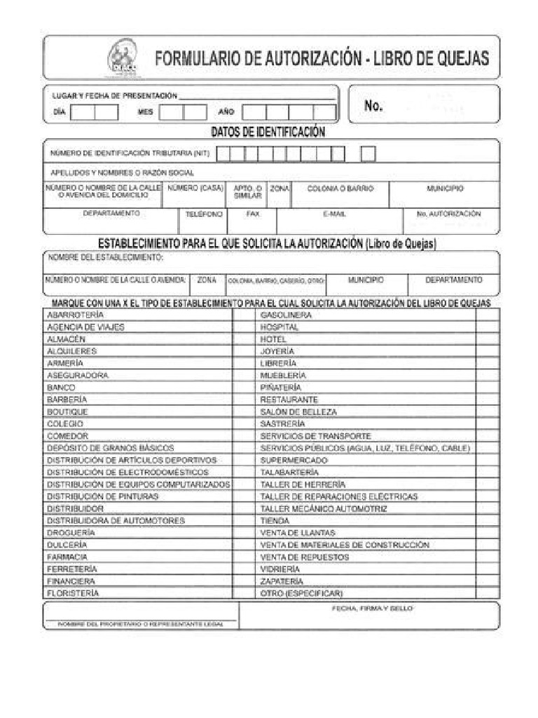 Libro de Quejas | PDF