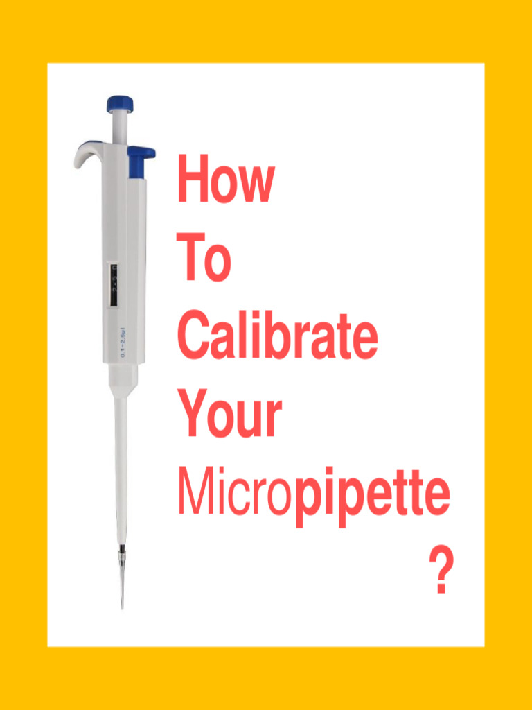 Pipette Calibration | PDF | Calibration | Accuracy And Precision
