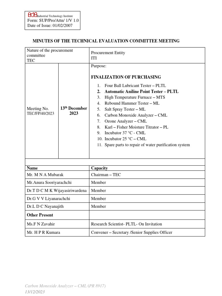 TEC - 40 (13.12.2023) Automatic Aniline Point TesterS | PDF
