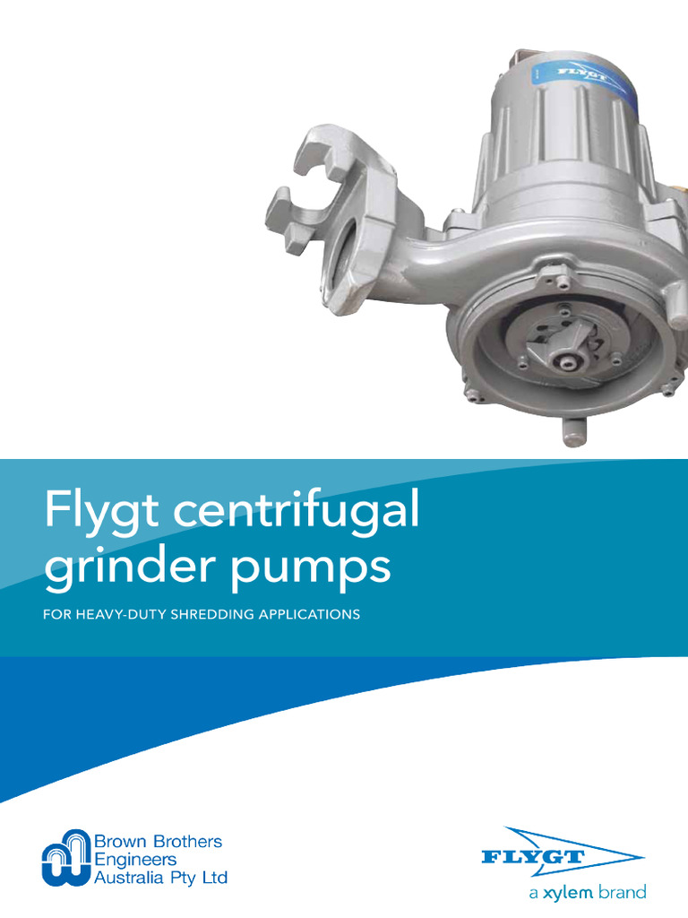 BROCHURE FLYGT M Series Grinder BBE | PDF