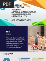 E - Reporting LPPK DWP KAB KOTA | PDF