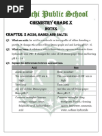 Class 10 Science Chapter 2 Notes | PDF